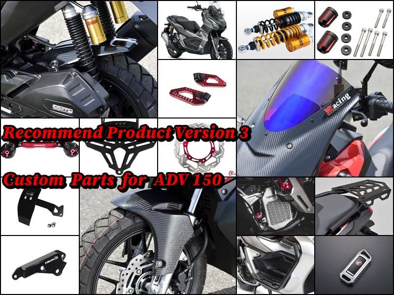 Honda ADV150 V.3 สินค้าอะไหล่แต่งครบชุดนำเข้าจากแดนพระอาทิตย์อุทัยแท้ ...