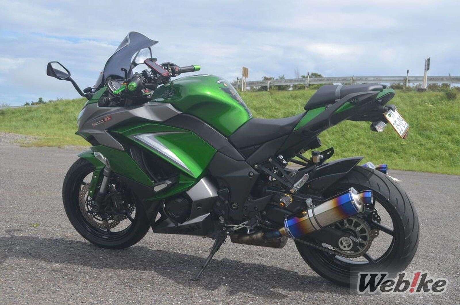 KAWASAKI Ninja1000 (Z1000SX) แต่งคัสตอมสายท่องเที่ยวขับระยะทางไกล ...