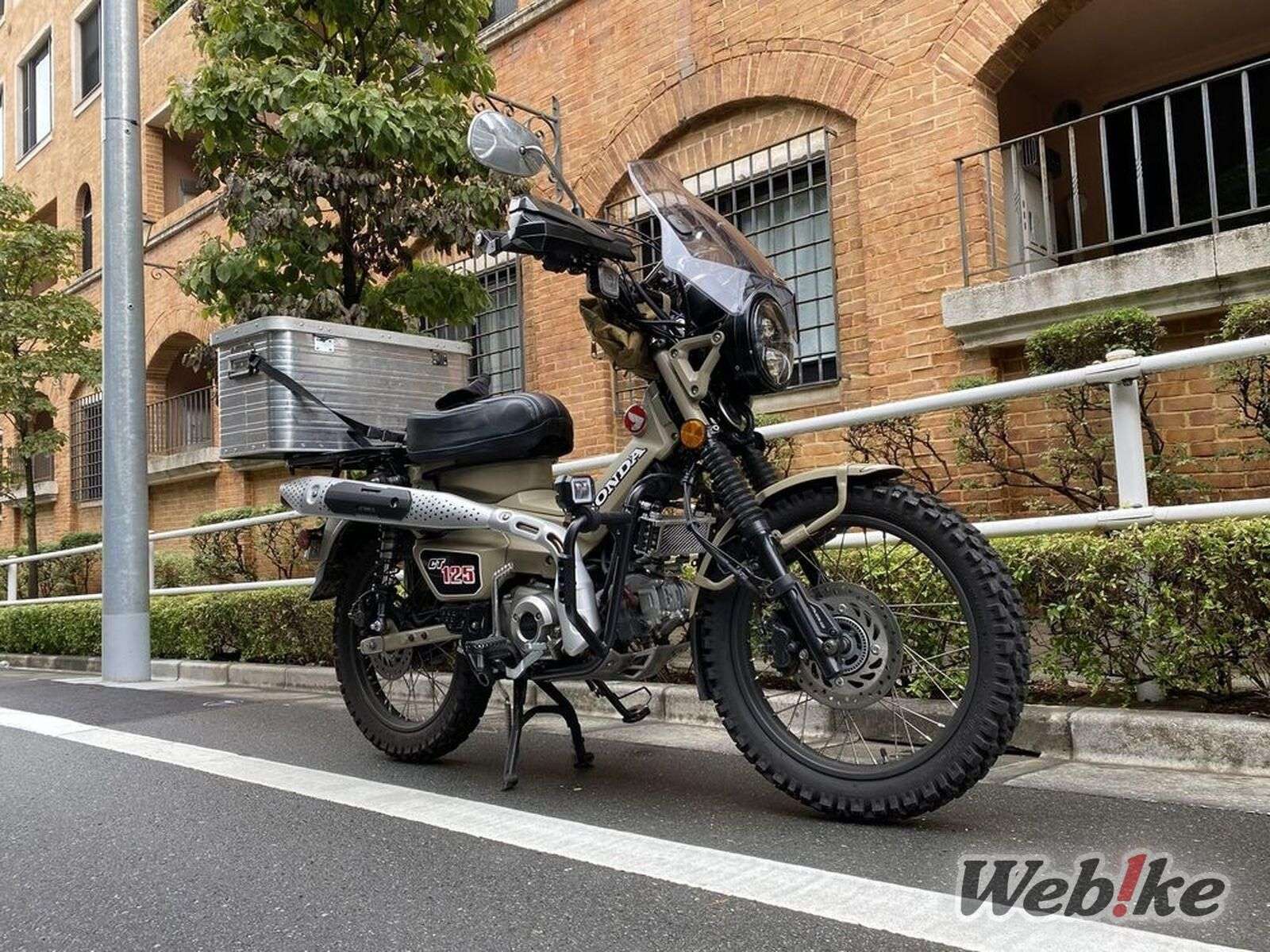 HONDA CT125 Hunter Cub มอเตอร์ไซค์ในรูแบบสไตล์ทัวร์ริ่งพร้อมอะไหล่แค่งคัสตอม - Webike ...