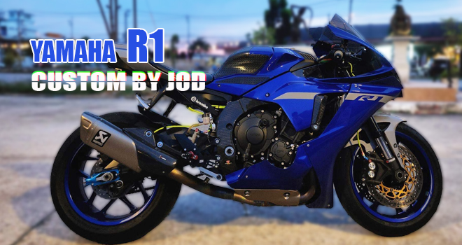 เรามาชม "เจ้ากระเบนฟ้า" กัน YAMAHA R1 ของคุณจ๊อด ที่บอกเลยว่าเรียบหล่อ ...
